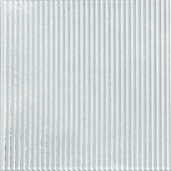 Narrow Reeded Glass Insert Sample